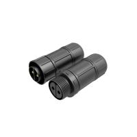 China M16 IP67 500V Waterproof Circular Cable Connector 3-Pin Threaded Butt Type 8A Current Rating for sale