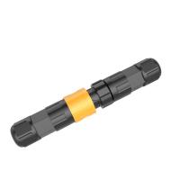 China PA6 Nylon Waterproof Circular Connector 500V IP67 Self-Locking 4 Pin 15A Industrial Electrical Connector for sale