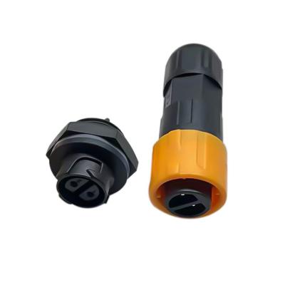 China P16 Self-Locking Waterproof Circular Connector IP67 Rated 500V 15A Male Female Butt Type for sale