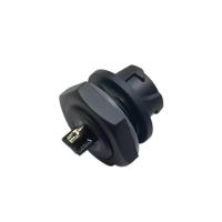 China 500V IP67 Waterproof Circular Connector M16 LED Lighting Connector with Gilded Brass Contacts for sale