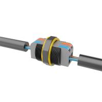 China M20 Waterproof Circular Connector IP68 Rated with 25A Current Capacity and PA66 Nylon Material for Field Light for sale