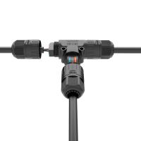 China M20T IP68 Waterproof Circular Connector with PA66 Nylon Material and 24A Current Rating for Outdoor Street Lights for sale