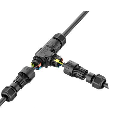 China M20 Outdoor Landscape Lighting Connector IP68 Waterproof 24A High Power PA66 Nylon Adapter for sale