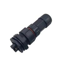 China M25 Waterproof Circular Connector IP68 Rated 32A High Current 3-Core for Photovoltaic Micro Inverter for sale