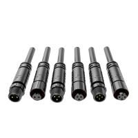 China M8 Nylon-Coated Waterproof Connector 60V 3A IP67 Rated for Smart Agricultural Machine Controllers for sale