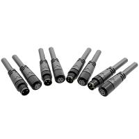 China M10 Metal Head Waterproof LED Cable Connector 2 Core 3 Core IP68 60V 8A+3A Current Rating for sale
