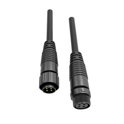 China M12 Waterproof Power Connector 2-8 Pin IP67 Rated with 8A Current and 4-8mm Cable Diameter for sale
