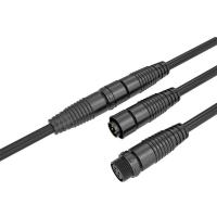 China M12 Waterproof Power Connector 2-8 Pin IP67 Rated with 8A Current and 4-8mm Cable Diameter for sale