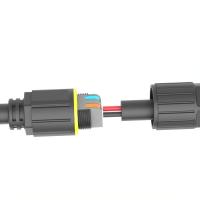 China M15 Waterproof Connector 2-5 Pin F-Type Module Socket IP67 Rated 500V 10A for Street Lighting for sale