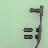 China M16 Waterproof Push Locking Connector 15A 500V IP67 Rated for Street Light Modules with 4.5-9.2mm Cable Diameter for sale