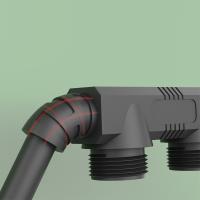 China M16 Waterproof Push Locking Connector 15A 500V IP67 Rated for Street Light Modules with 4.5-9.2mm Cable Diameter for sale