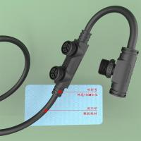 China M16 Waterproof Push Locking Connector 15A 500V IP67 Rated for Street Light Modules with 4.5-9.2mm Cable Diameter for sale