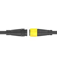 China Self Locking Waterproof Male Female Power Connector Injection Molded LED Plant Light for sale