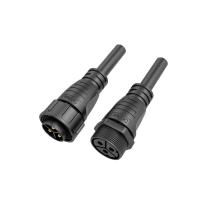 China M25 IP68 Waterproof Male Female Connector with 32A Current Rating and PA66 Nylon Material for sale