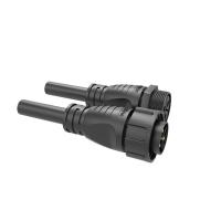China M25 IP68 Waterproof Male Female Connector with 32A Current Rating and PA66 Nylon Material for sale