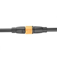 China P25 Three-Core IP68 Waterproof Male Female Connector with 25A Rated Current and PA66 Nylon Material for Micro Inverter Motor Box for sale