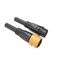 China P25 Three-Core IP68 Waterproof Male Female Connector with 25A Rated Current and PA66 Nylon Material for Micro Inverter Motor Box for sale