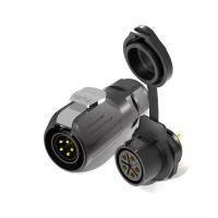 China LP20 Push Plug 5 Core Waterproof Power Connector 20A 500V IEC Standard Screw-less Type for sale