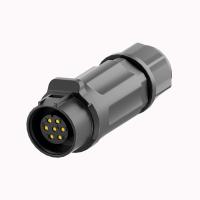 China PA66 Nylon Waterproof Power Connector Lock Screw Type - 2-12 Pin Options, 5A 125V Rating for Outdoor Lighting for sale