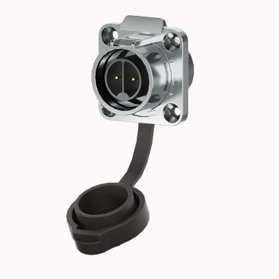 China LP-16-3 Pin IP68 Watertight Power Connector 400V 10A Plastic Wiring Screw Locking for sale