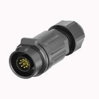 China LP-16-3 Pin IP68 Watertight Power Connector 400V 10A Plastic Wiring Screw Locking for sale