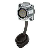 China LP-24 IP68 Waterproof Power Connector 35A 500V PA66 Nylon Circular Aviation Plug with 2-12 Pin Options for sale