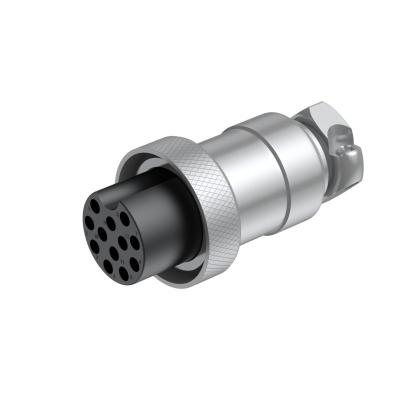 China IP68 Waterproof Power Cable Connector GX20 M19 Female Head 20A 500V Wiring Harness for sale