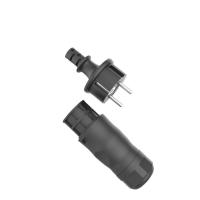 China IP44 Waterproof Power Connector 20A 500V Three-Core BC01 Panel Mount Plug for Micro Inverters for sale