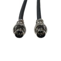 China GX16 Welded Male Head Waterproof Power Connector 6 Core Metal Aviation Plug 5.0-7.0mm Wire -40°C to 105°C Temperature Range for sale