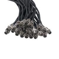 China GX16 Welded Male Head Waterproof Power Connector 6 Core Metal Aviation Plug 5.0-7.0mm Wire -40°C to 105°C Temperature Range for sale
