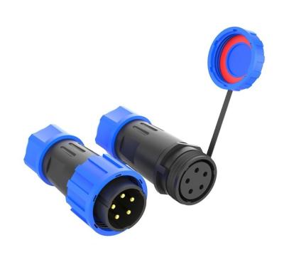 China IP68 Waterproof Power Connector with 500V Voltage and PA66 Nylon Material for Aviation Plug Socket LD20 for sale