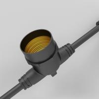China IP67 LED Waterproof Cable Connector for Retro E27 Lamp Head Running Horse Light - 300V 1.6A 4.5-9.2mm Cable Diameter for sale
