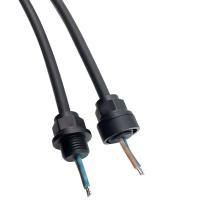 China M15 Threaded Waterproof Cable Connector 10A 220V IP67 Rated for Solar Power Systems and Outdoor Applications for sale