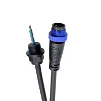 China M15 Threaded Waterproof Cable Connector 10A 220V IP67 Rated for Solar Power Systems and Outdoor Applications for sale
