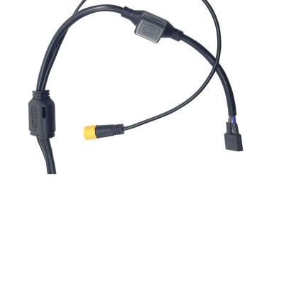 China IP67 Waterproof Y-Type Cable Connector 2-8 Pin 10A 300V for New Energy Equipment and UAV Systems for sale
