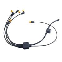 China IP67 Waterproof Y-Type Cable Connector 2-8 Pin 10A 300V for New Energy Equipment and UAV Systems for sale