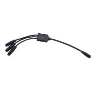 China Y-Type IP68 M12 Waterproof Cable Connector 2-8 Pin 10A 300V for Street Lamp Applications for sale