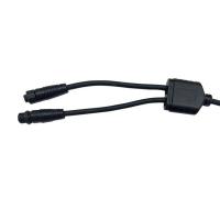 China Y-Type IP68 M12 Waterproof Cable Connector 2-8 Pin 10A 300V for Street Lamp Applications for sale