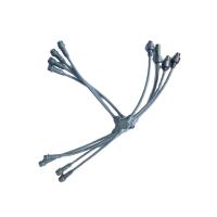 China M18 T-Type Waterproof Cable Connector 10A 220V with 2/3/4/8 Pin Options for Outdoor Industrial Applications for sale