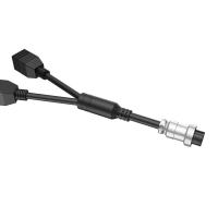 China IP68 Waterproof Cable Connector with PA66 Nylon Material and 500V Voltage for Industrial Power Vehicle Monitoring for sale