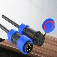 China LD20T Aviation T Type Waterproof Cable Connector with IP68 Rating 10A Max Current and PA66 Nylon Material for sale