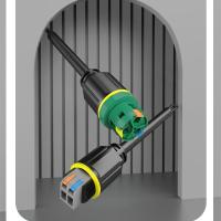 China M20 IP68 Waterproof Cable Connector with Light Touch Quick Card Press for 250V Applications for sale