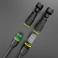 China M20 IP68 Waterproof Cable Connector with Light Touch Quick Card Press for 250V Applications for sale