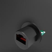 China RJ45 M20 Panel Waterproof Signal Connector - IP67 Rated, 125V 1.5A, CAT.5e 1000MHz Industrial Network Adapter for sale