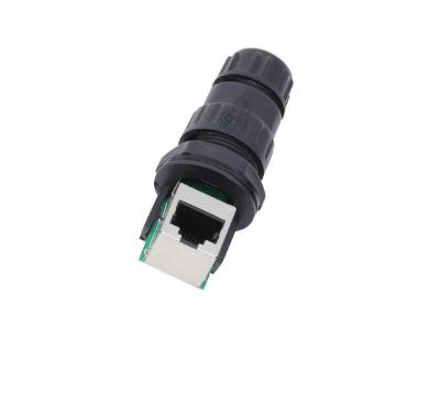 China USB Panel Fixed Base IP67 Waterproof Connector Male/Female for Data Signal Transfer - 125V, 1.5A Max for sale