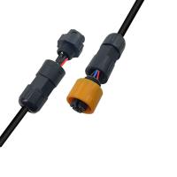 China P16 Self-Locking Waterproof Signal Connector Panel Mount RJ45 8A 100V IP67 Outdoor Lighting Plug for sale