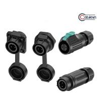 China LP12 Plastic Multi-Core Waterproof Data Connector IP68 Rated 2-10 Core 1A-10A Industrial Sensor Connector for sale