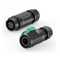 China LP12 Plastic Multi-Core Waterproof Data Connector IP68 Rated 2-10 Core 1A-10A Industrial Sensor Connector for sale