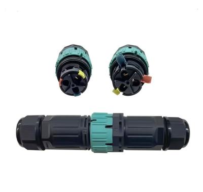 China M23 IP68 Waterproof Data Connector 3-Pin 10A 450V Outdoor Industrial Circular Connector for sale