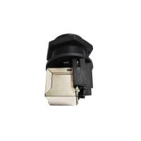 China PA66 Nylon IP67 Watertight RJ45 Connector 90 Degree Panel Type - 125V 1.5A Max CAT.5e Network Interface for sale